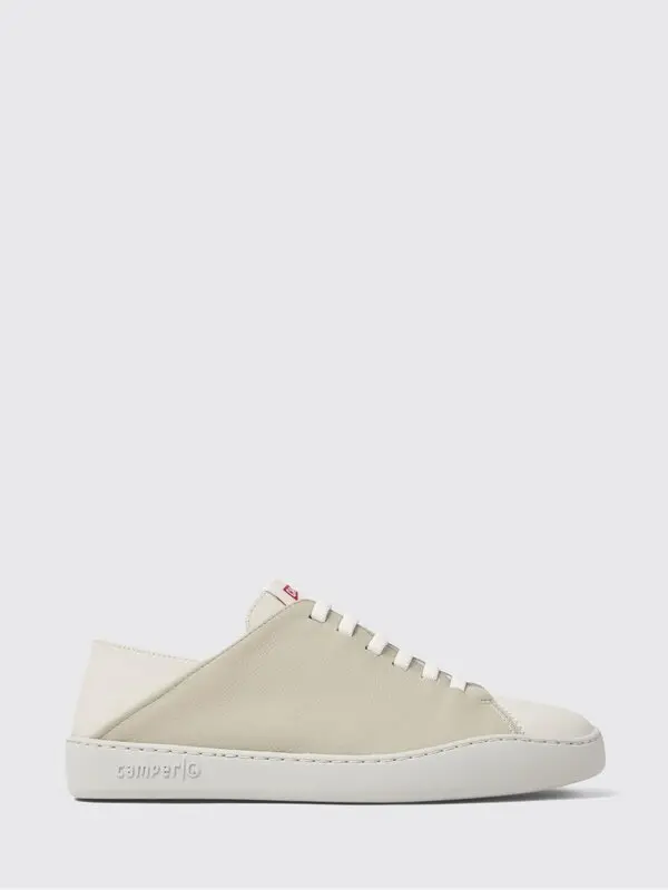 Camper Bi Twins Nubuck Leather Slip-on Sneakers With Ortholite Insole - Multicolor
