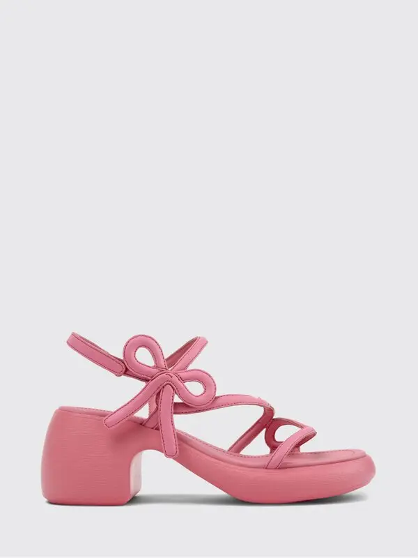 Camper Heeled Sandal - Pink