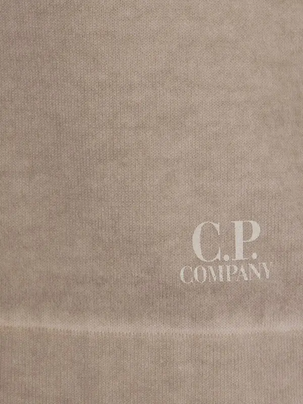 C.P. COMPANY Short Sleeve Polo Shirt - Grey