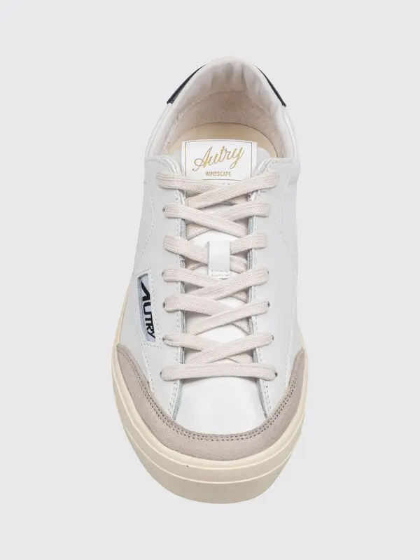 AUTRY Windscape Bi Leather And Suede Low-top Sneakers - White 1