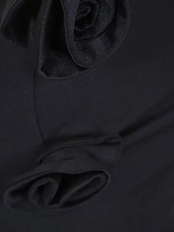 Coperni Asymmetrical Midi Dress - Black