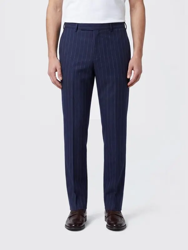 Paul Smith Pinstriped Trousers - Blue