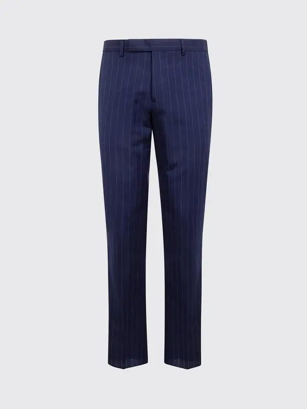 Paul Smith Tailored Pinstriped Trousers - Blue