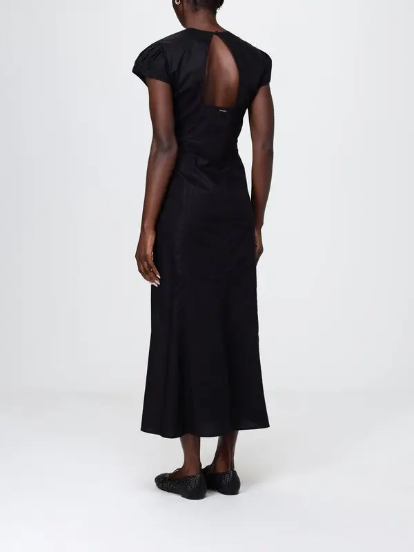 TWINSET V-neck Dress With Open Back - Black