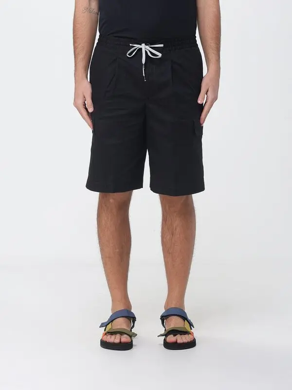 PT TORINO Cotton Cargo Shorts - Black