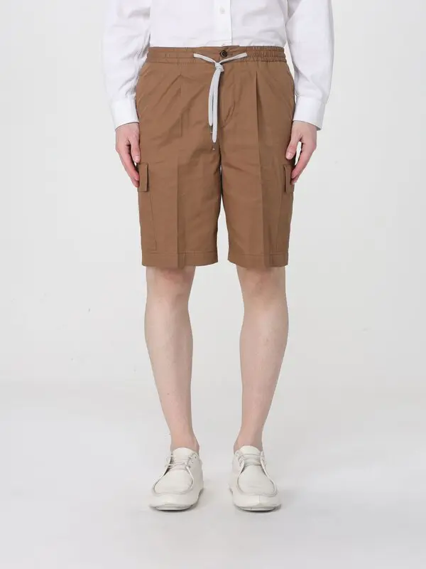 PT TORINO Cotton Cargo Shorts - Brown