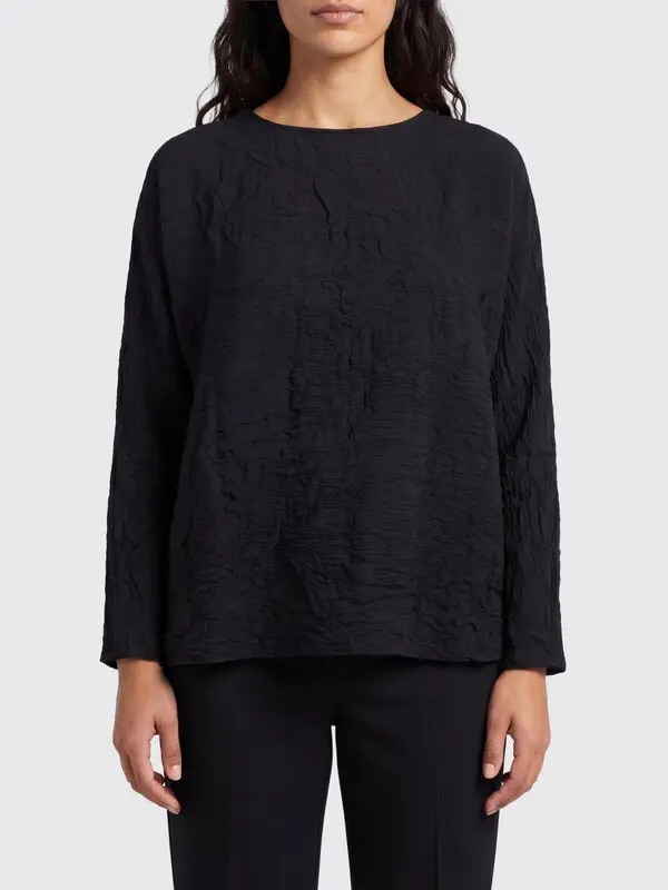 DANIELA GREGIS Textured Top - Black