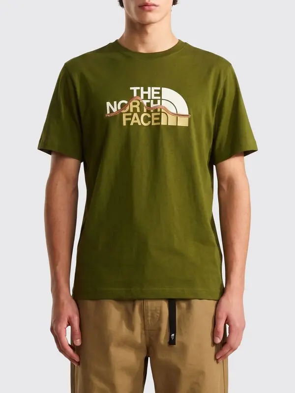 The North Face Cotton T-shirt With Logo - Green