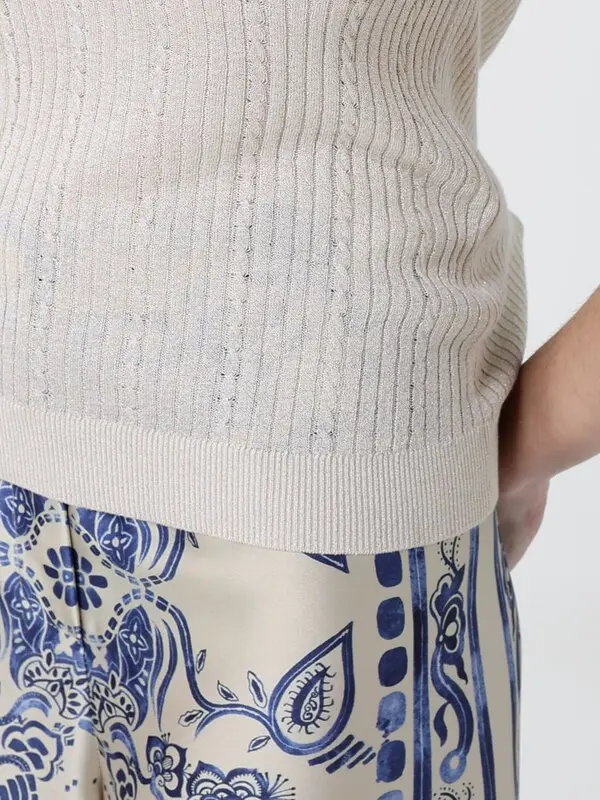 Liu Jo Ribbed Knit Sleeveless Top