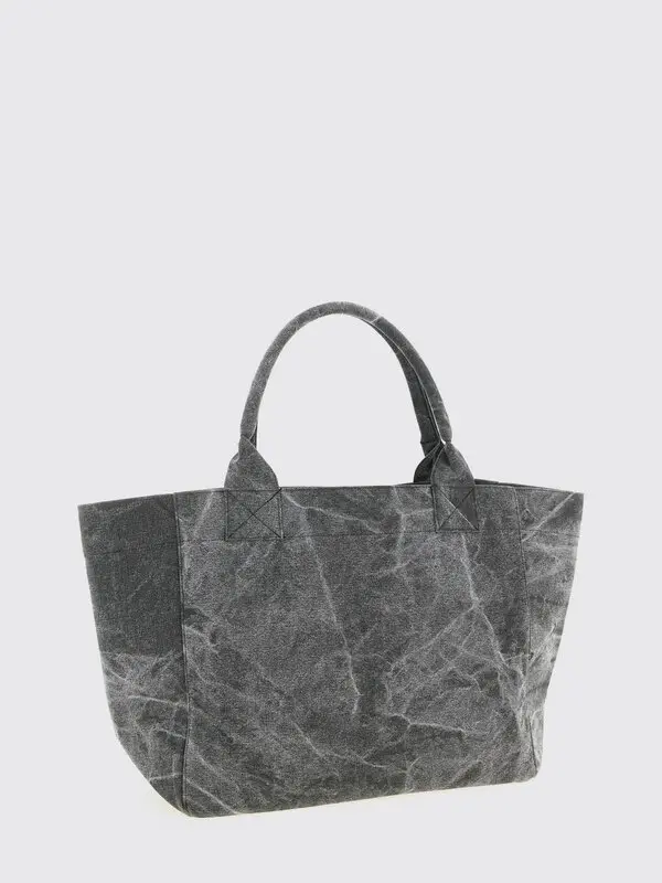 GANNI Recycled Cotton Canvas Bag - Black