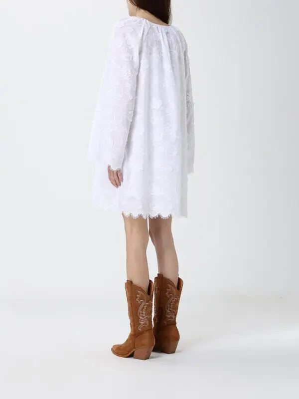 Michael Kors Embroidered Lace Dress