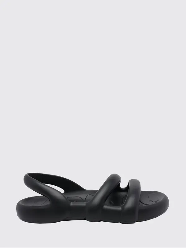 Camper Heeled Strappy Sandal - Black