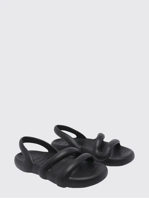 Camper Kobarah Low-heel Slingback Sandals In Recycled Materials - Black