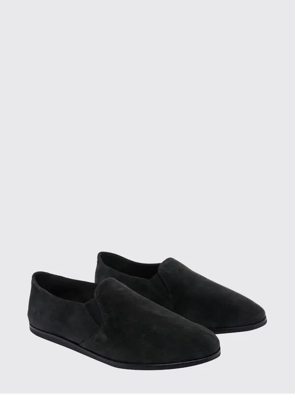COMMON PROJECTS Suede Loafers With Elasticated Inserts - Black