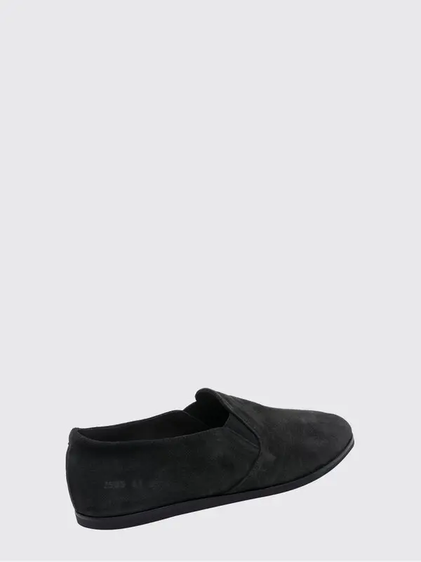 COMMON PROJECTS Suede Loafers With Elasticated Inserts - Black