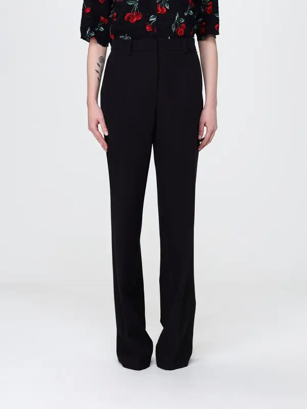 Liu Jo Tailored Wide Leg Trousers - Black