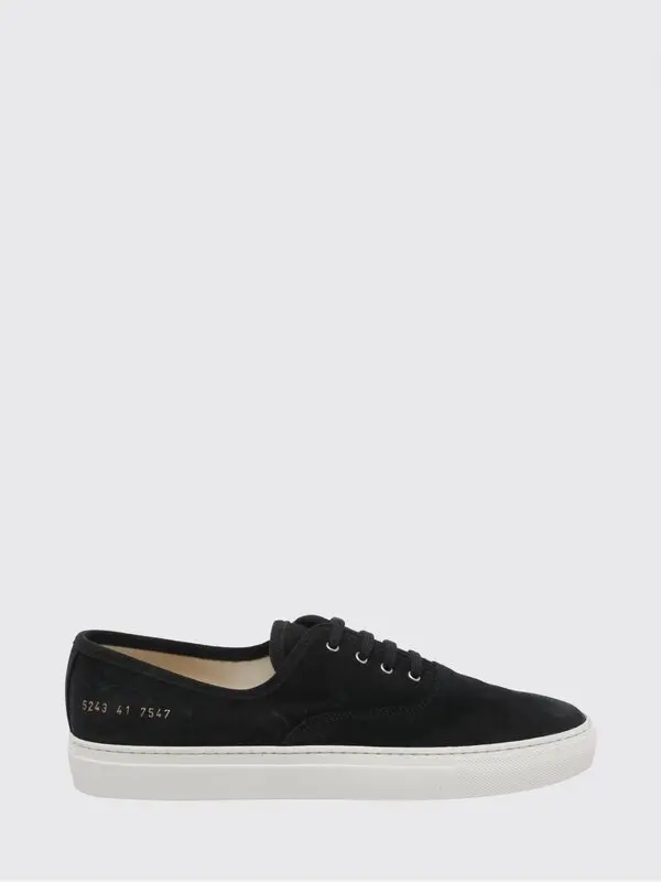 COMMON PROJECTS Low-top Suede Sneakers With Foil-stamped Logo