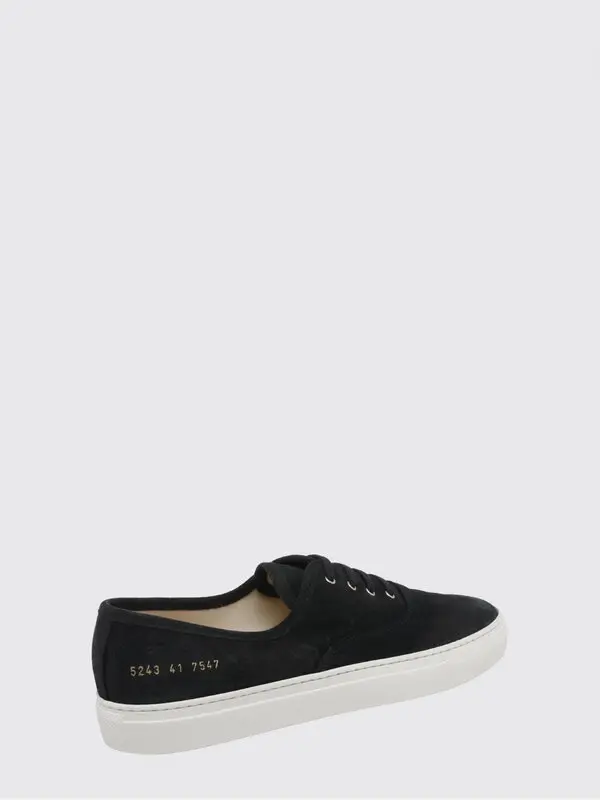 COMMON PROJECTS Low-top Suede Sneakers With Foil-stamped Logo