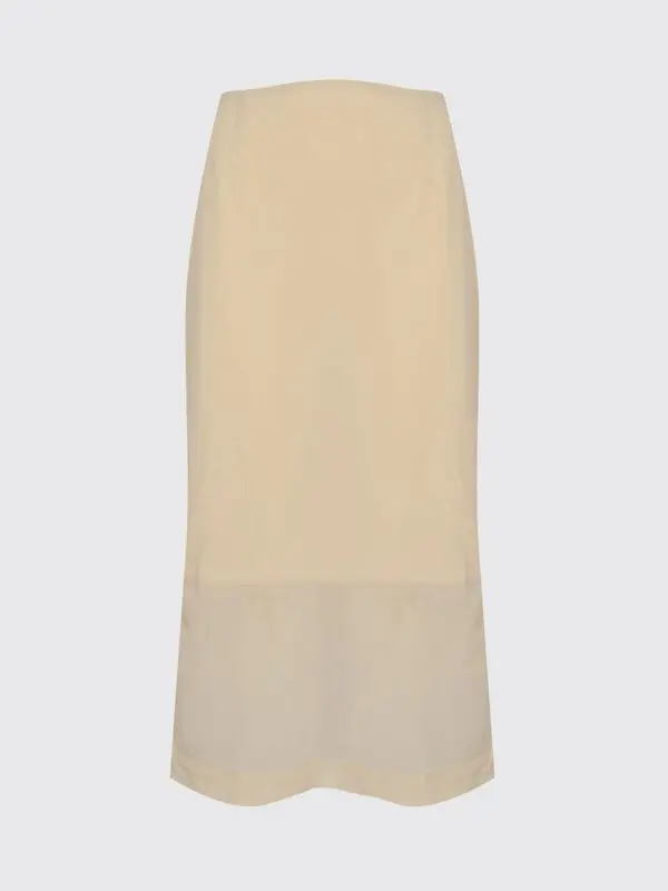 Max Mara Cotton Blend Midi Pencil Skirt