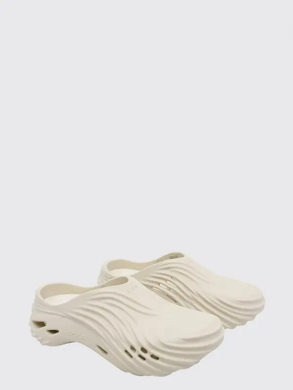 CROCS Echo Wave Mules In Eva Rubber - Beige