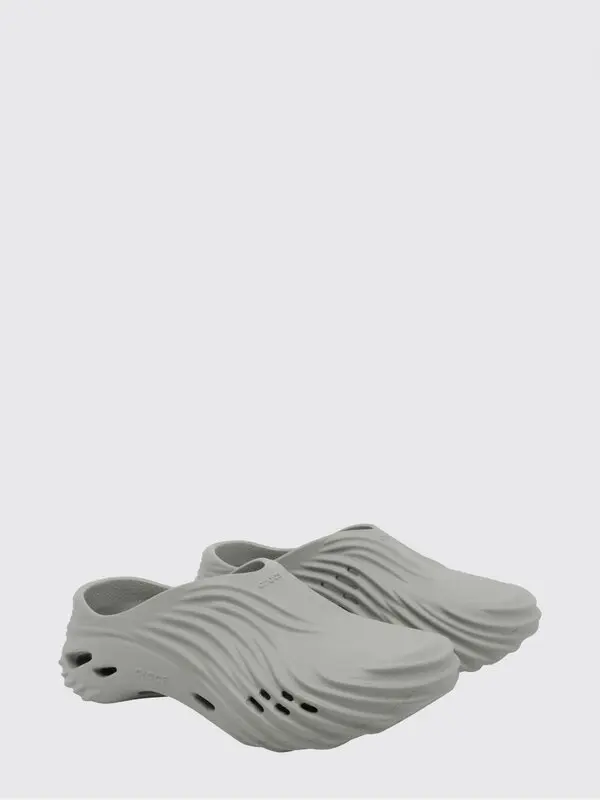CROCS Echo Wave Mules In Eva Rubber - Grey
