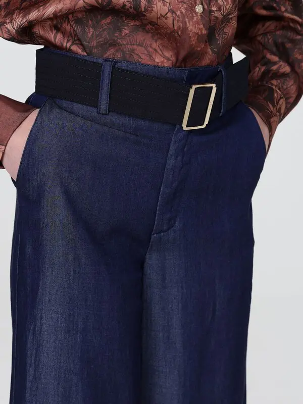Liu Jo Wide Leg Belted Trousers