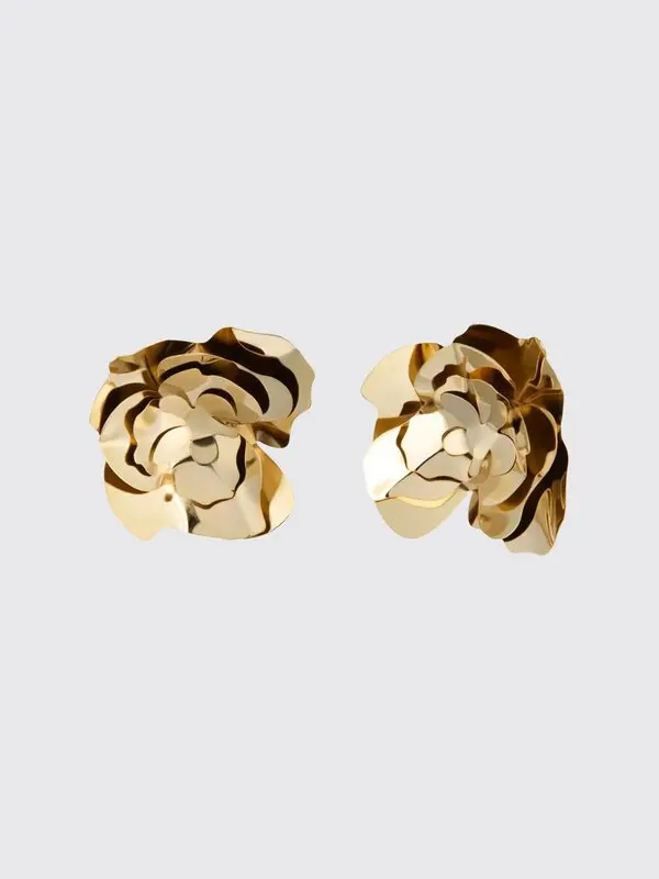 Liviana Conti Flower Brass Earrings - Gold