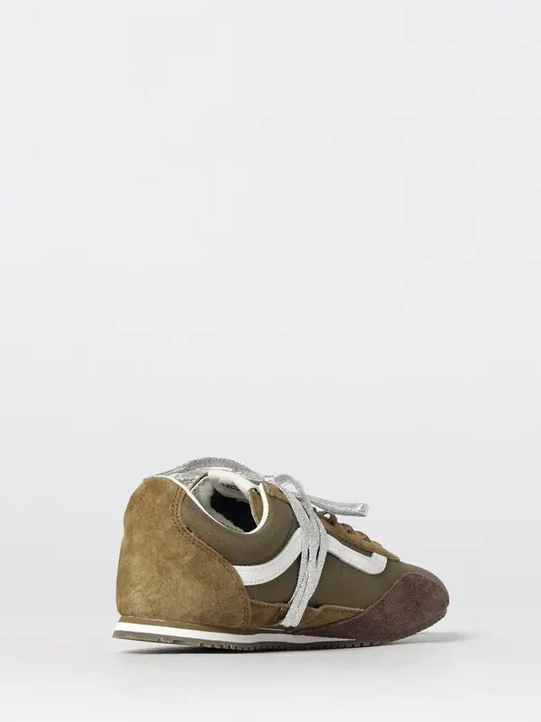 VANS Premium Super Lowpro Nylon And Suede Lace Up Sneakers - Green