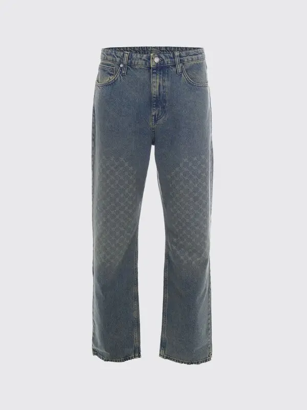 DAILY PAPER Mid-rise 5-pocket Straight Fit Jeans In Stretch Denim