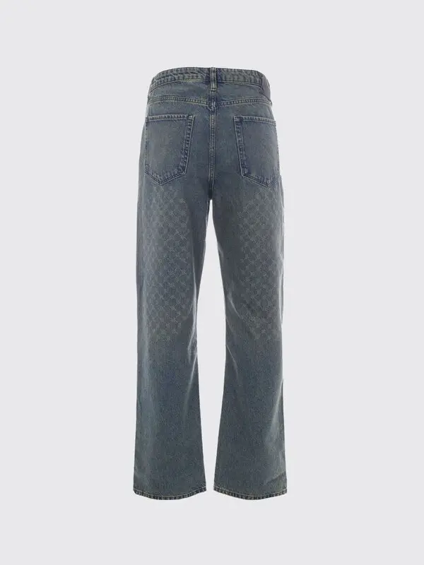 DAILY PAPER Mid-rise 5-pocket Straight Fit Jeans In Stretch Denim