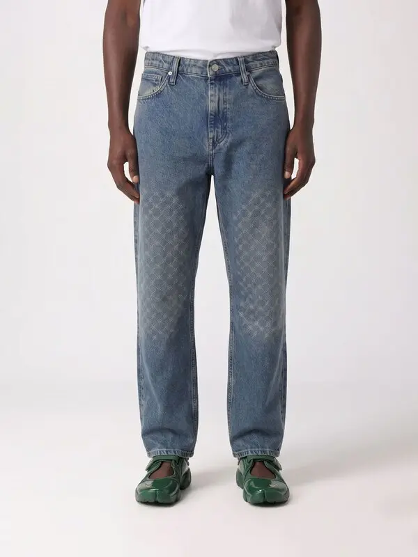 DAILY PAPER Mid-rise 5-pocket Straight Fit Jeans In Stretch Denim - Blue