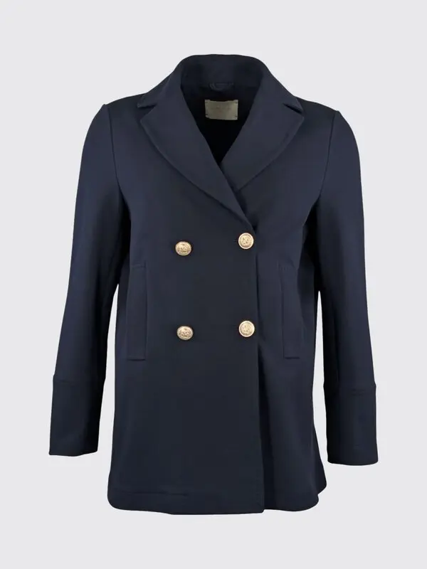 CIRCOLO 1901 Double Breasted Coat - Blue