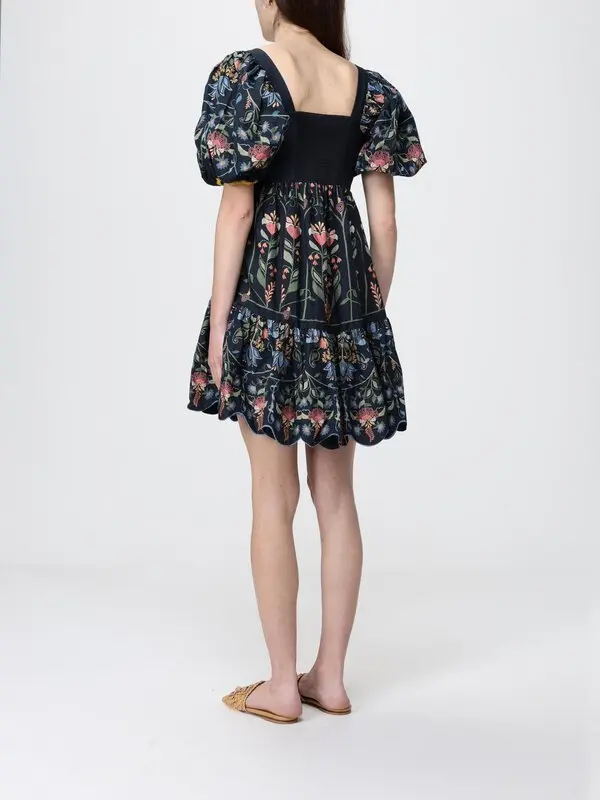 Farm Rio Printed Puff Sleeve Dress