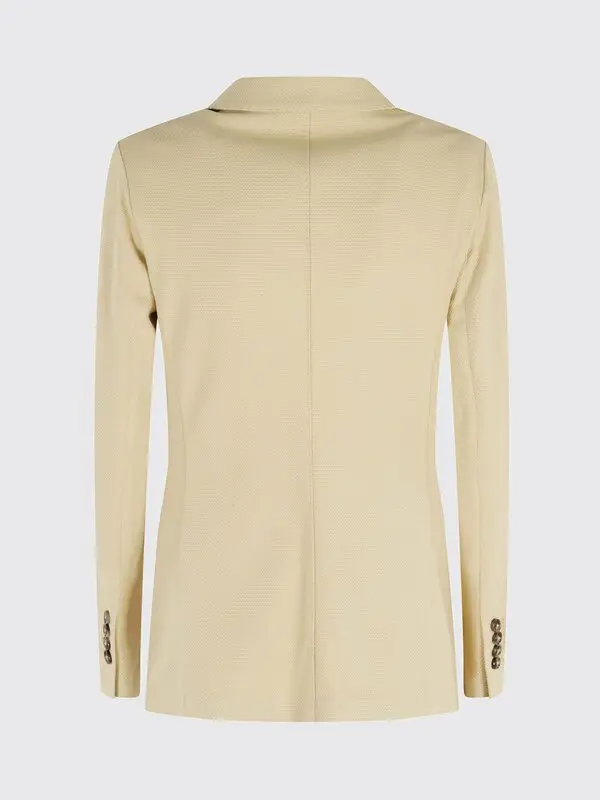 CIRCOLO 1901 Textured Single-breasted Jacket - Biscuit