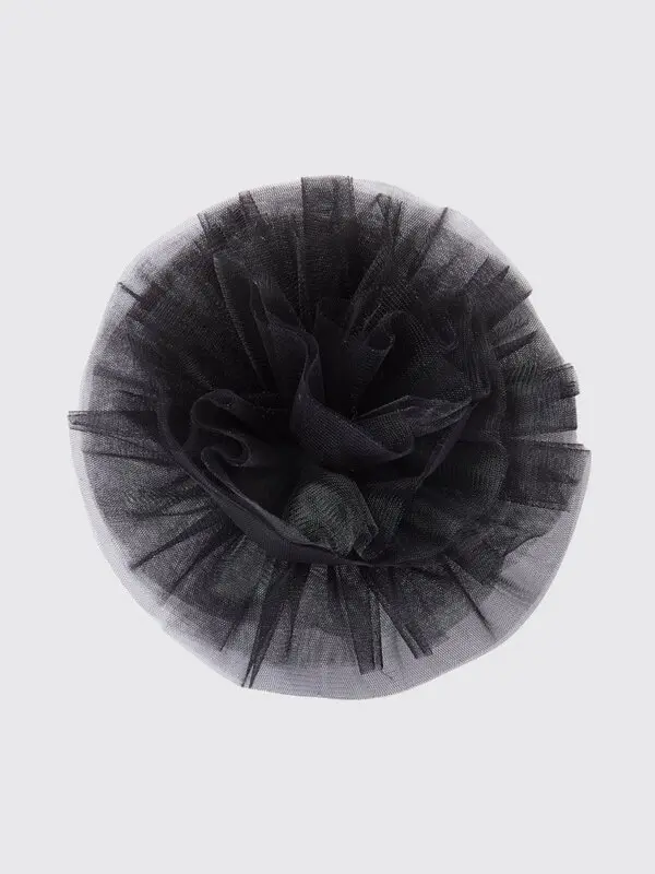 Liviana Conti Tulle Brooch - Black