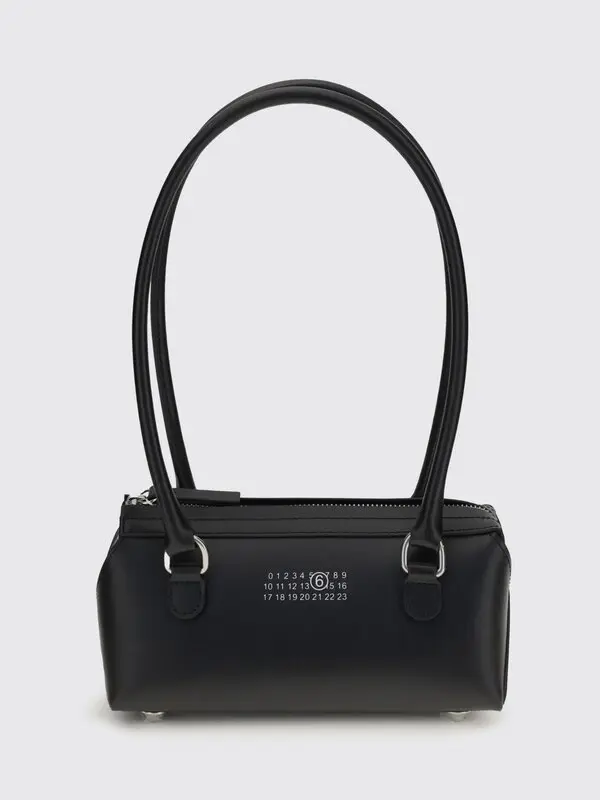 MAISON MARGIELA Smooth Calfskin Leather Bag - Black
