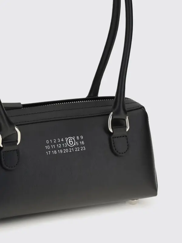 MAISON MARGIELA Smooth Calfskin Leather Bag - Black