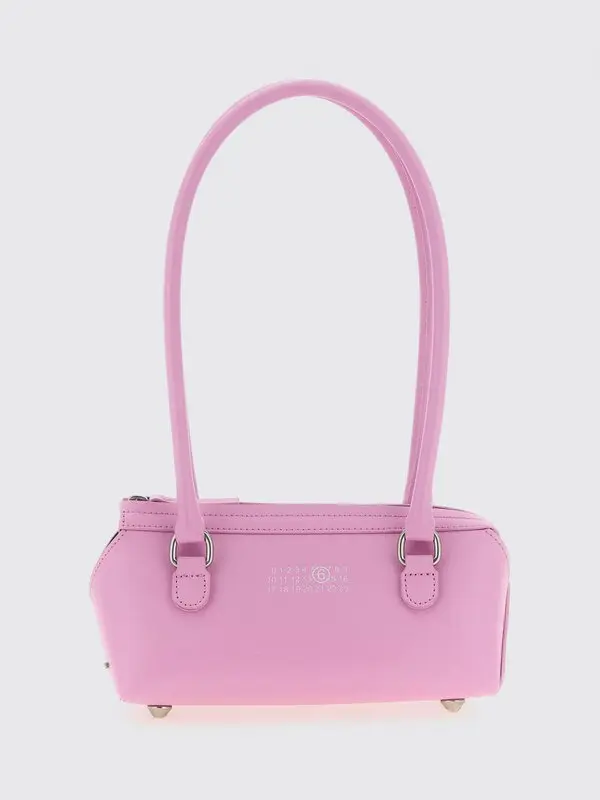 MAISON MARGIELA Smooth Calfskin Leather Bag - Pink