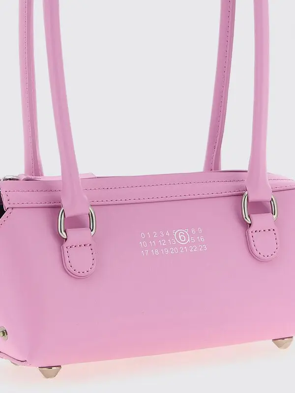 MAISON MARGIELA Smooth Calfskin Leather Bag - Pink