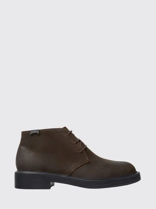 Camper Dean Suede Ankle Boots - Brown
