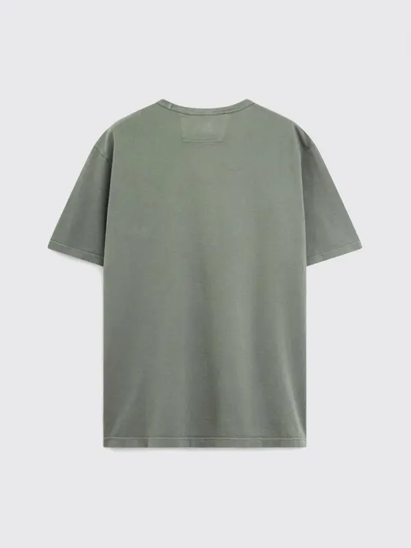 C.P. COMPANY Cotton T-shirt With Logo - Grey