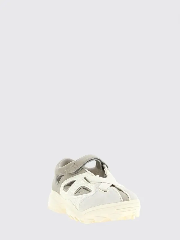 Y3 Gsg9 Sandals With Cut-out Design And Velcro Closure - Grey