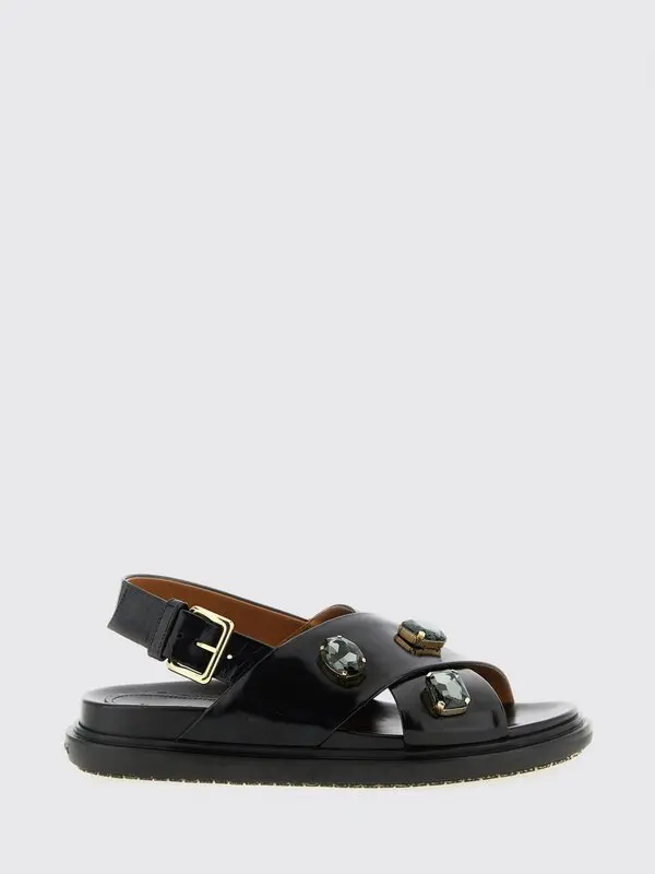 Marni Heeled Sandal - Black