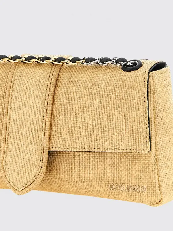 Jacquemus Le Bambino Chaîne Raffia Shoulder Bag