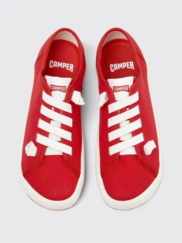 Camper Peu Rambla Ii Recycled Cotton Slip-on Sneakers With Elastic Laces