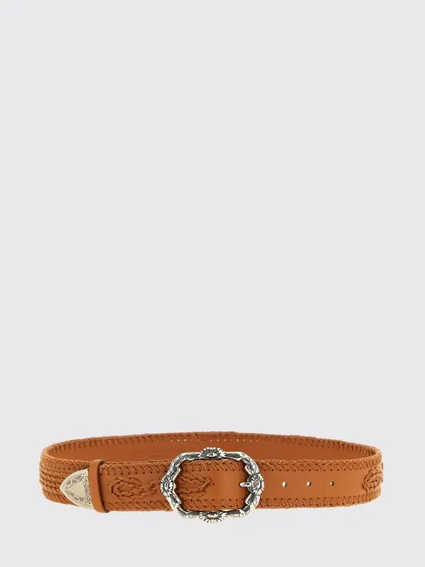 Ermanno Scervino Woven Leather Belt - Brown