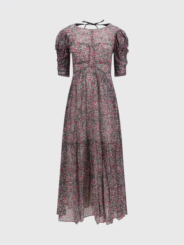 Isabel Marant Étoile Floral Print Maxi Dress - Violet