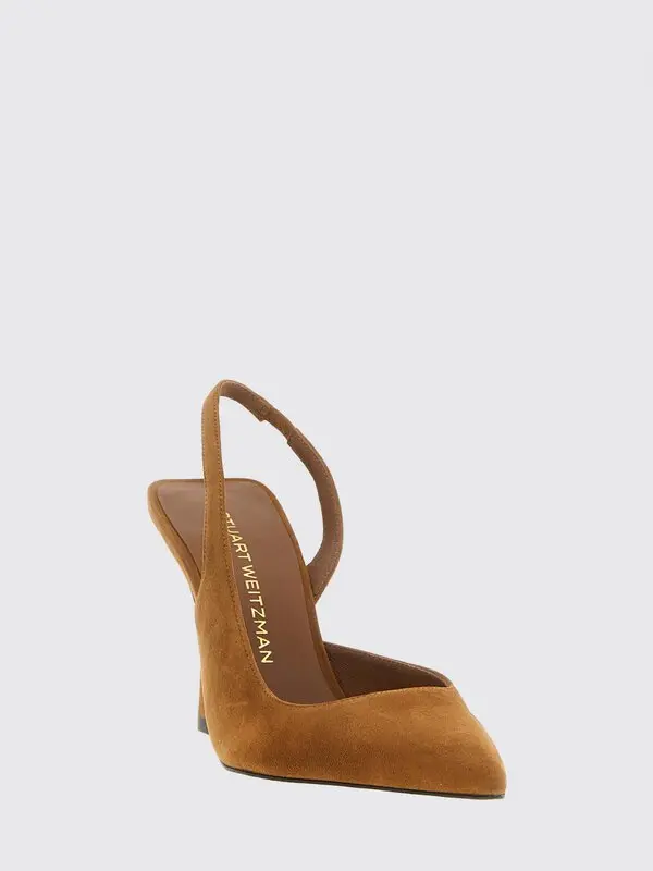 STUART WEITZMAN Vinnie Suede Slingback Court Shoes