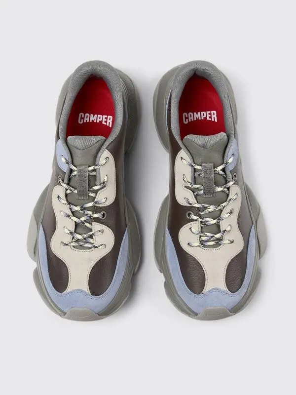 Camper Karst 2 Leather Lace Up Sneakers - Multicolor