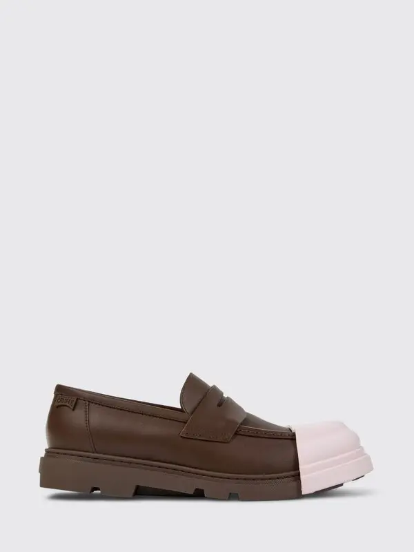 Camper Junction Leather Loafers - Brown
